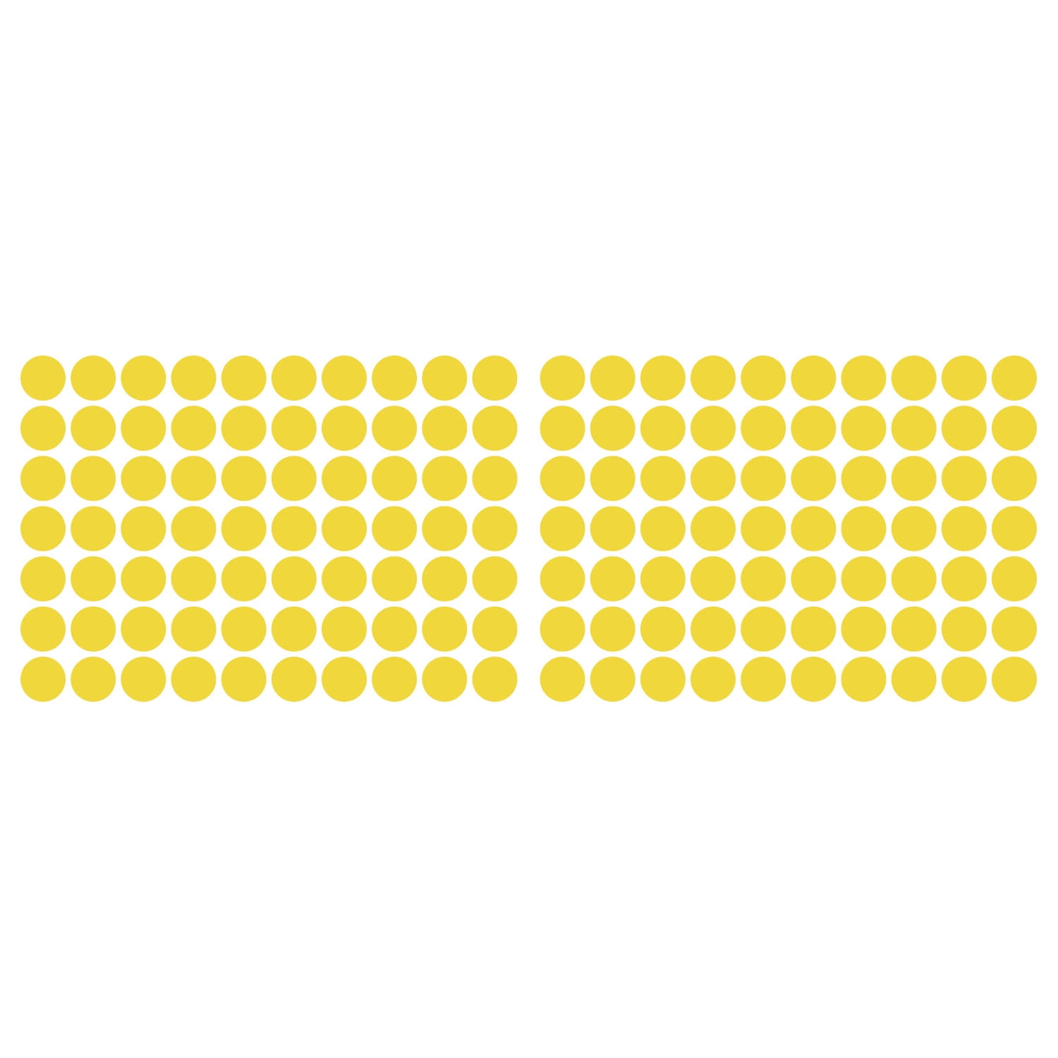 LiteMark 1 Inch Yellow Vinyl Removable Dot Classroom Floors & Walls ...