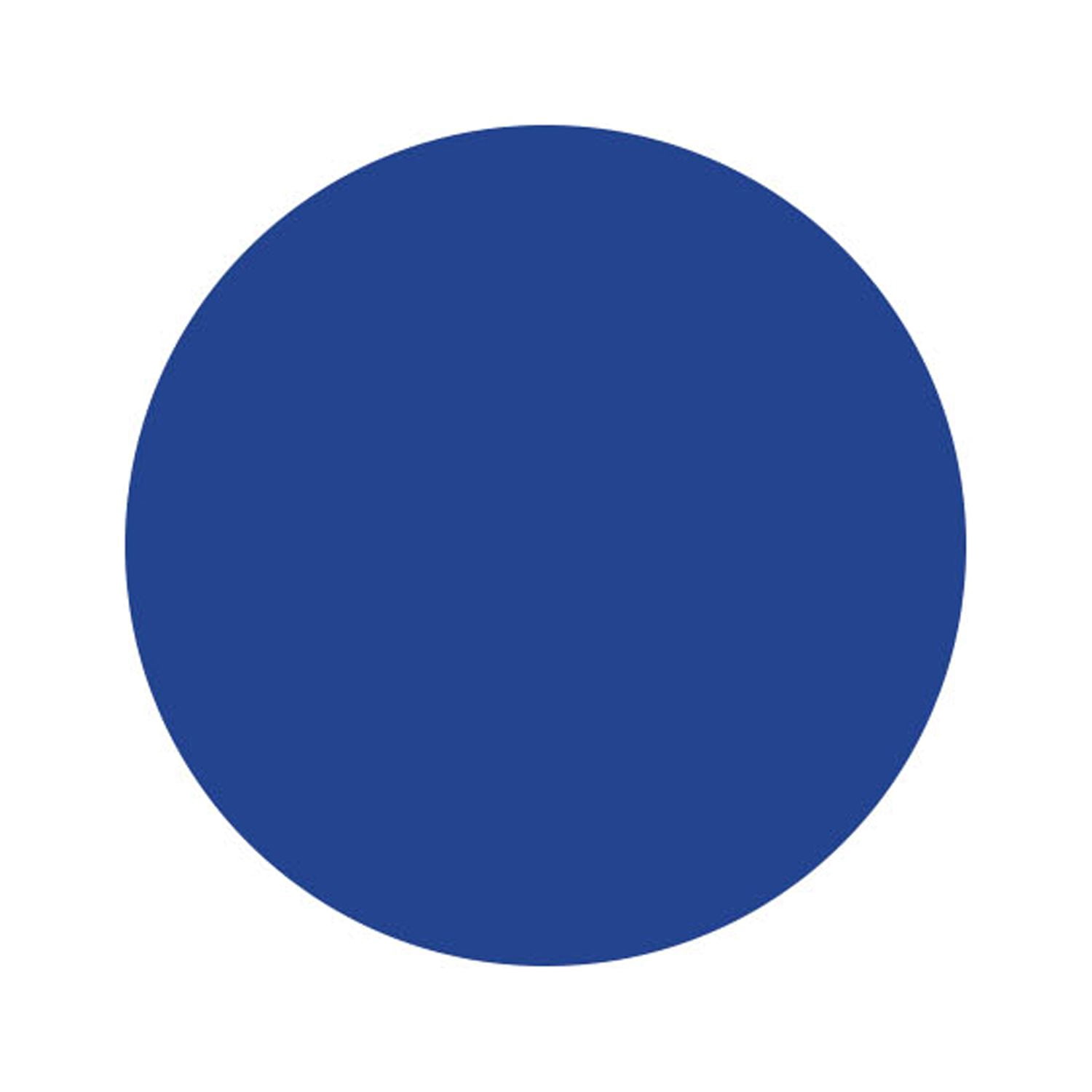 LiteMark 5.5 Inch Blue Vinyl Dot Decals Durable for floors with heavy ...