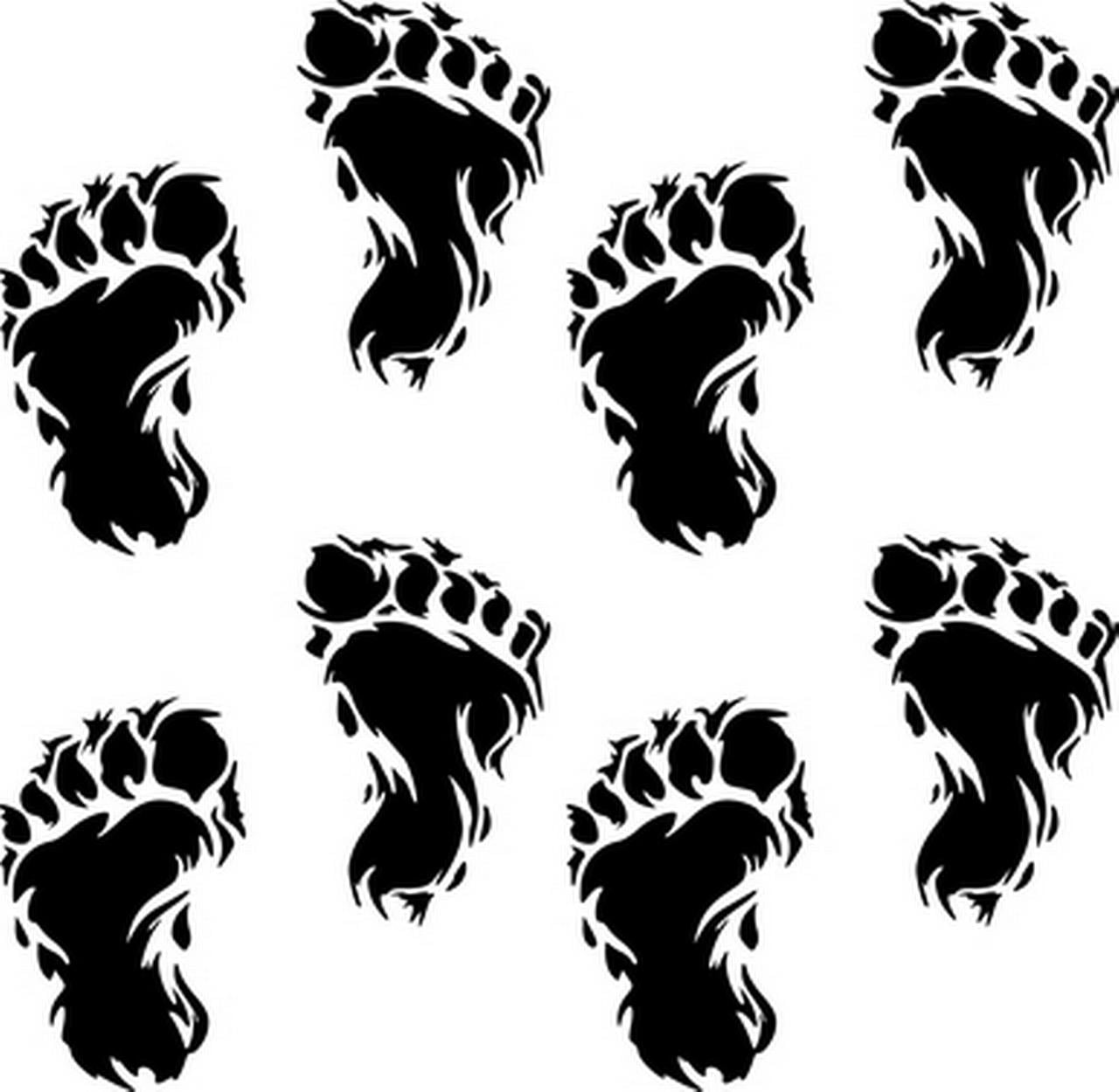 LiteMark Sasquatch Footprints for Parties, Events, Floors, Walls ...