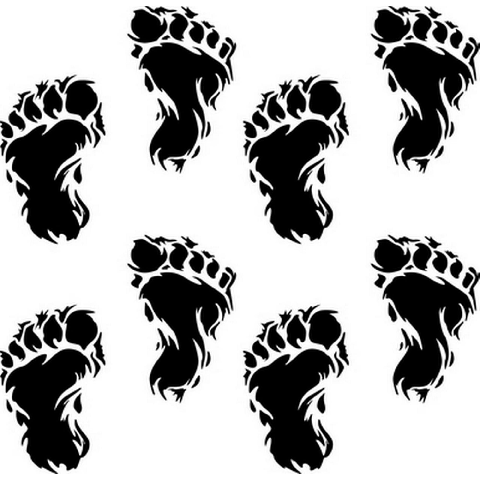 Bigfoot Footprints Vector