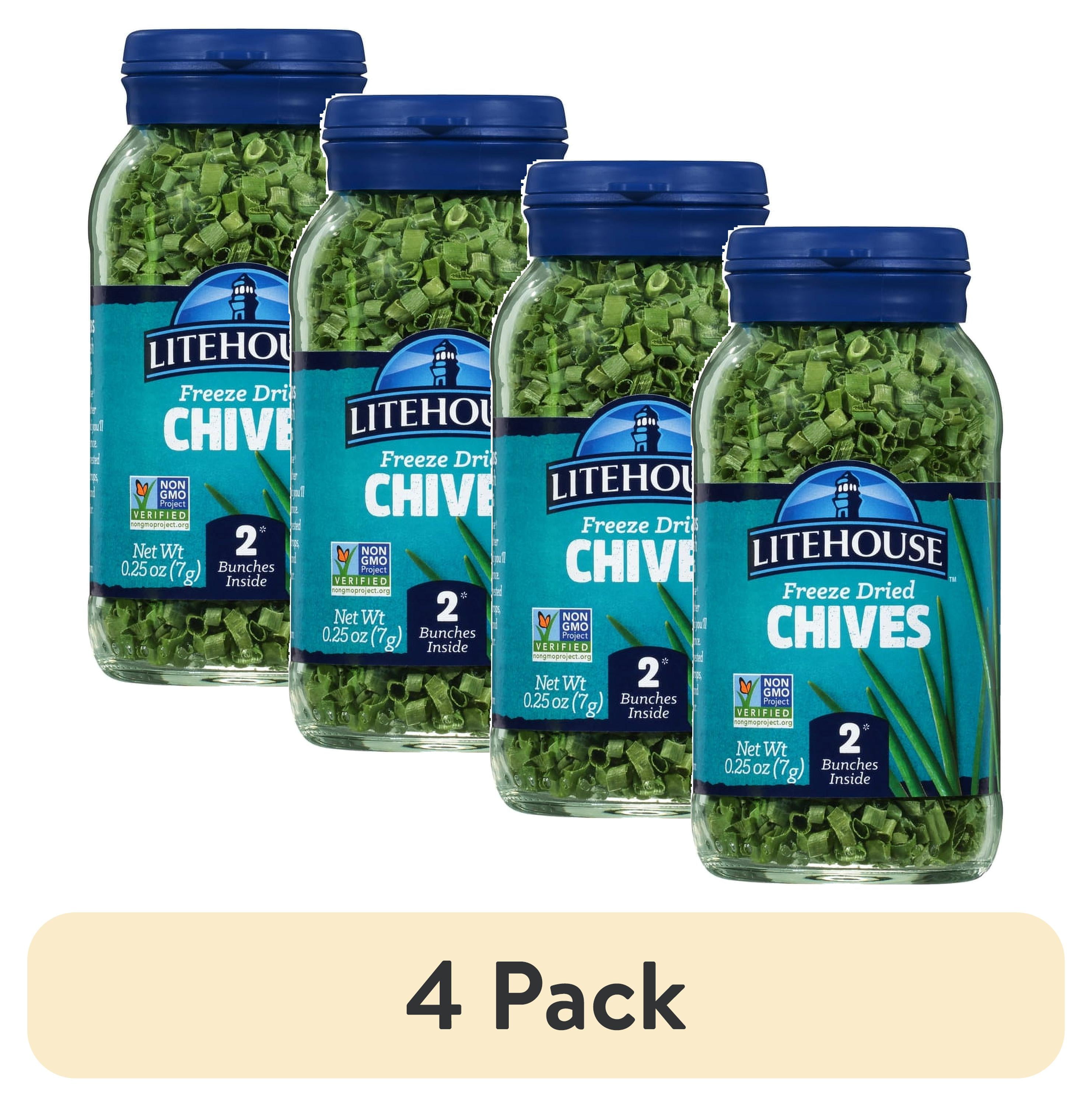 (4 pack) Litehouse Chives Herbs, 0.25 Oz - Walmart.com