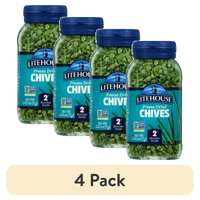 (4 pack) Litehouse Chives Herbs, 0.25 Oz - Walmart.com