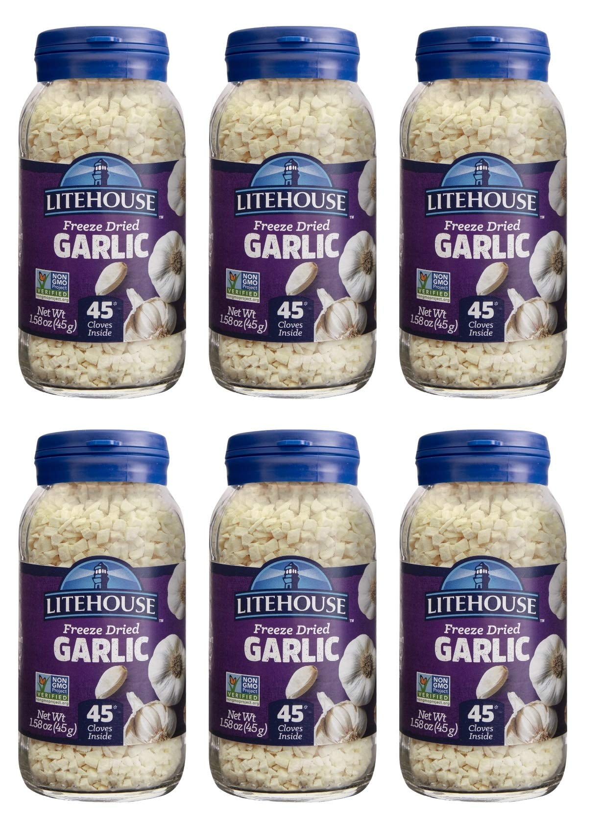 Litehouse Freeze Dried Garlic ESF27 - Garlic, Substitute for Fresh ...