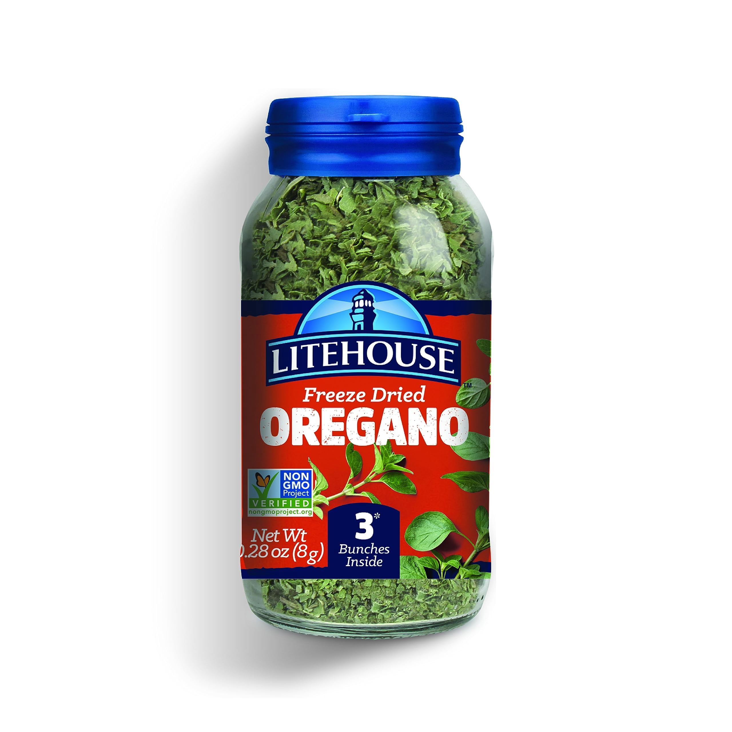 Litehouse Freeze Dried Oregano JB28 - Substitute for Fresh Oregano, Jar ...