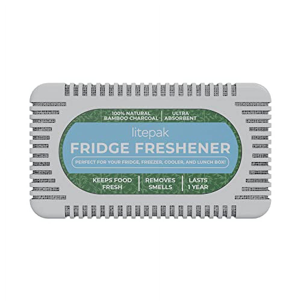 Litepak Fridge Deodorizer & Odor Eliminator - More Powerful Than Baking ...