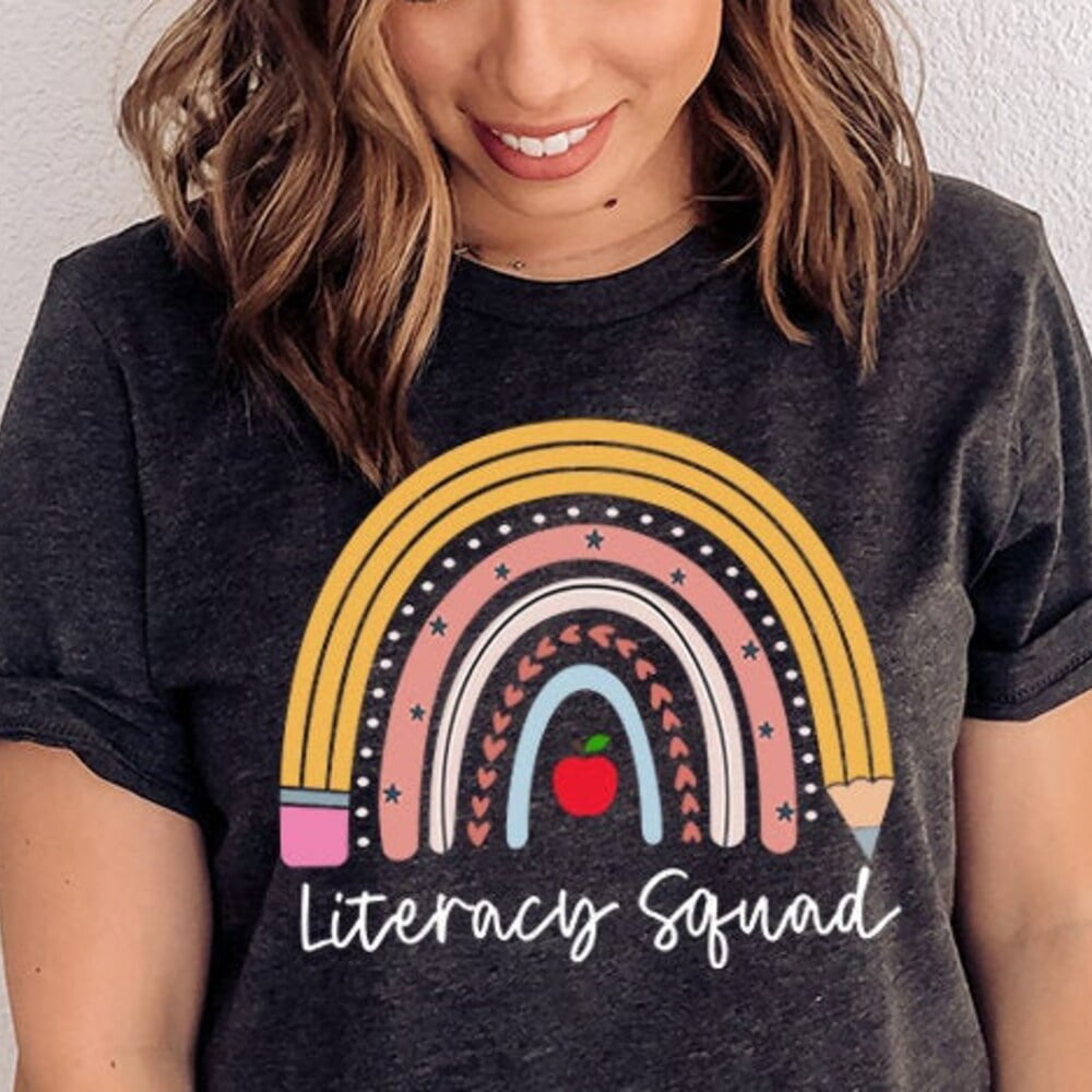 Literacy Squad Shirt, Literacy C0.ach Shirt, Literacy Teacher, Reading ...