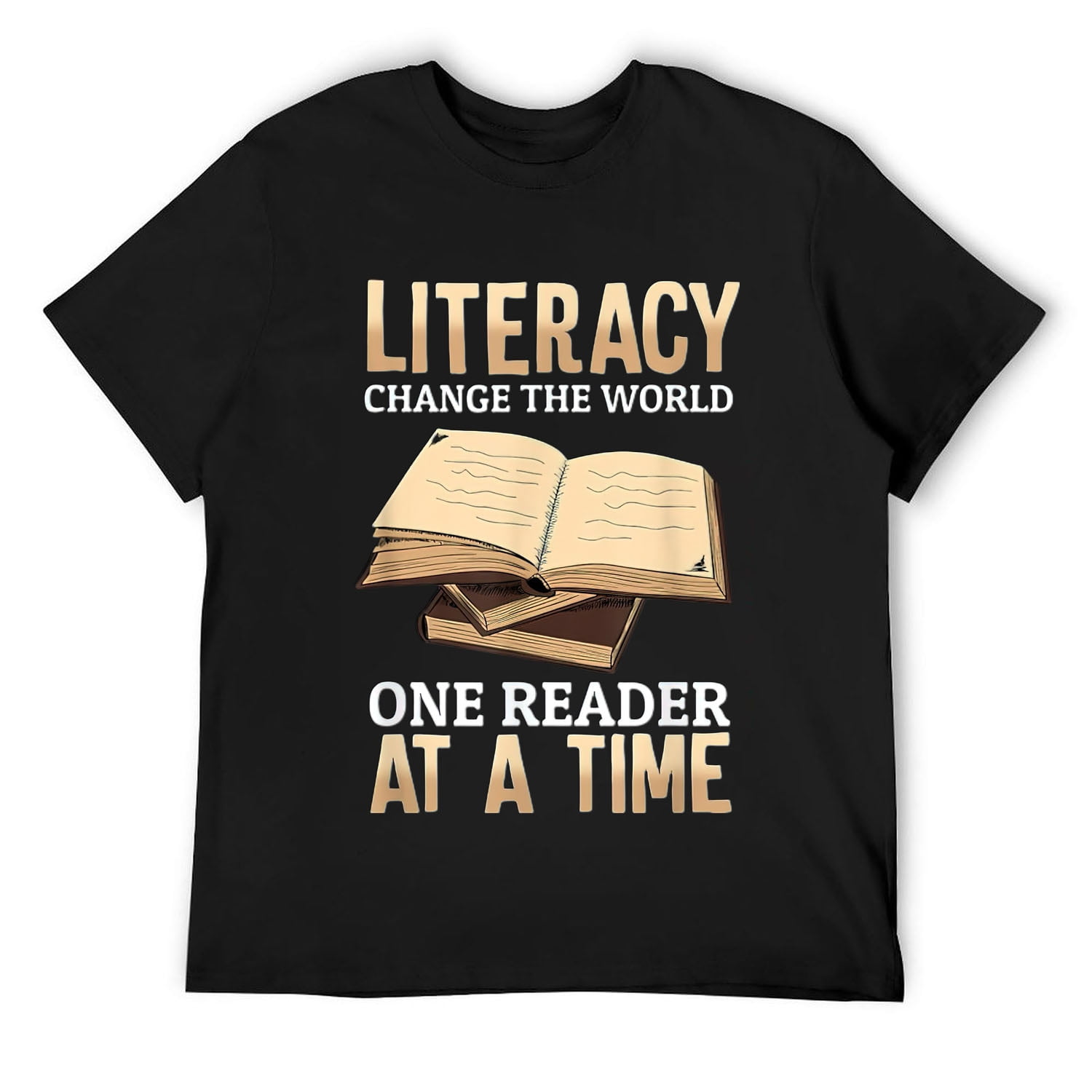 Literacy change the World One Reader at Time Reading Shirt - Walmart.com
