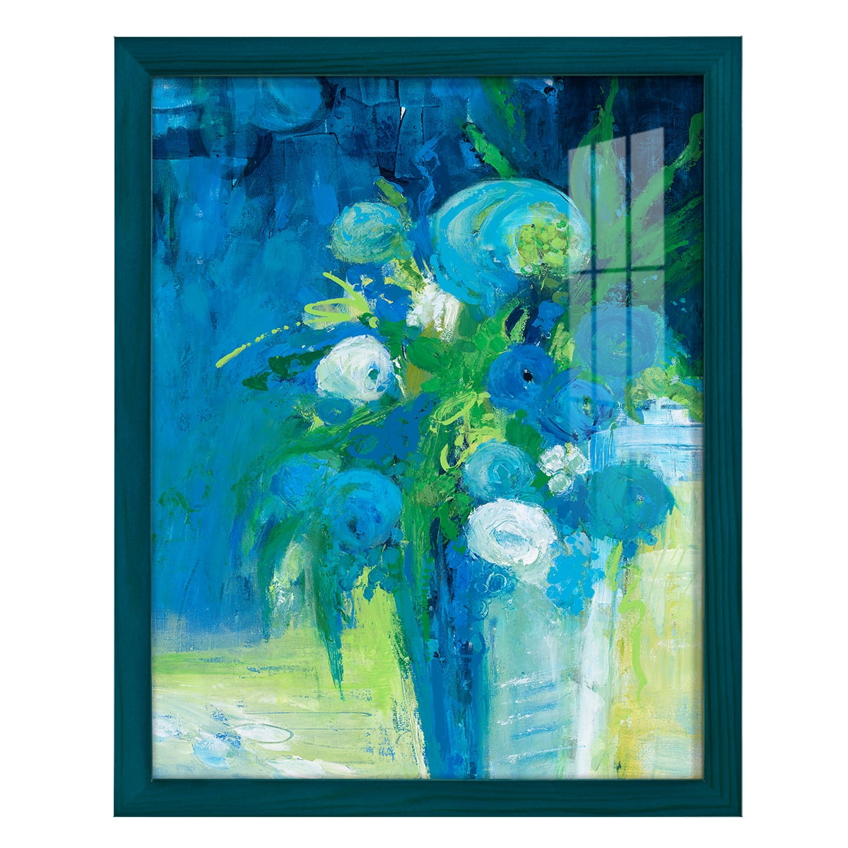 Literal Imaginings -Framed Print w/glass-Ocean Blue - Walmart Business ...