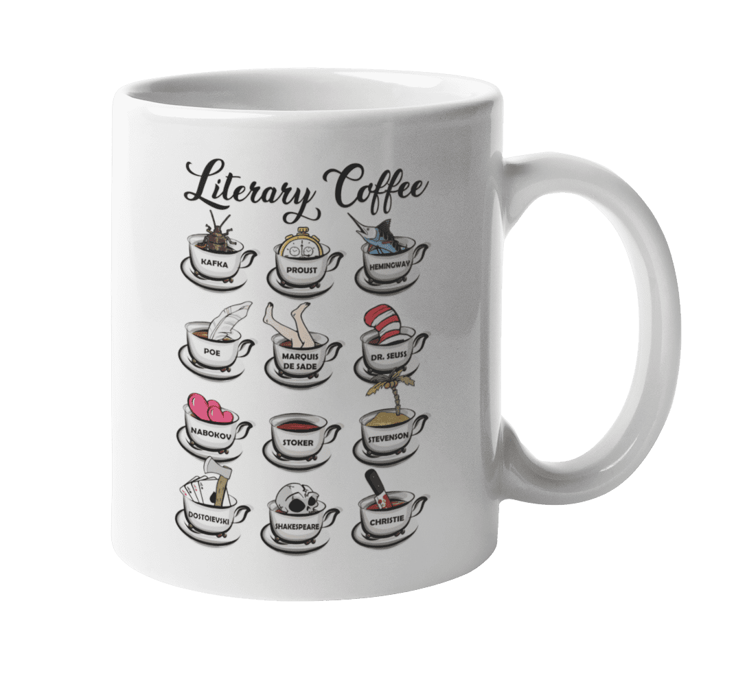 Literary Coffee. Reading And Palpitations Coffee & Tea Mug For English ...