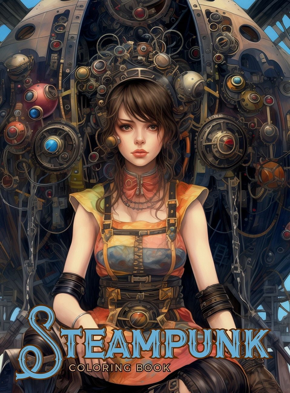 Literary Coloring Book Steampunk Coloring Book: Powerful Beautiful ...