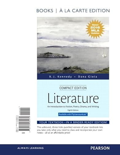 Pre-Owned Literature: An Introduction to Fiction, Poetry, Drama, and ...