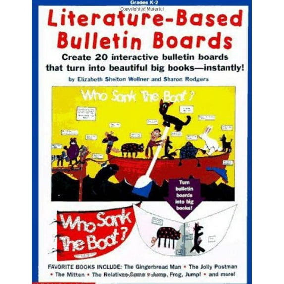 Pre-Owned Literature-Based Bulletin Boards: Create Interactive Bulletin ...