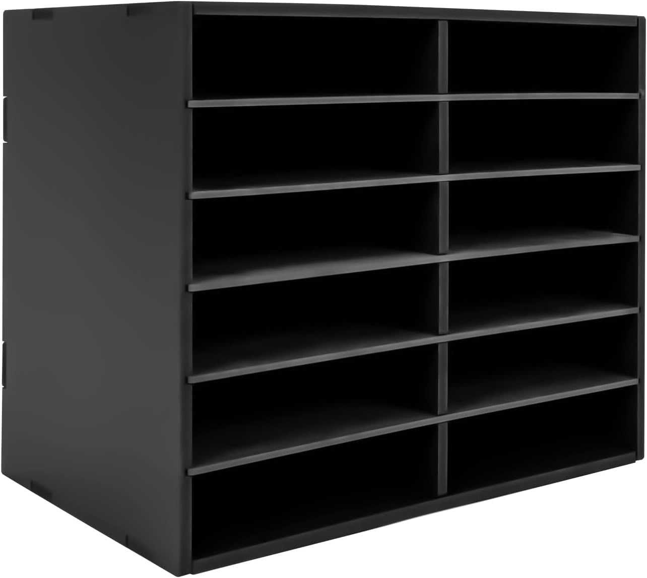 Literature Organizer 12 Compartment, Mail Sorter Paper Organizer ...