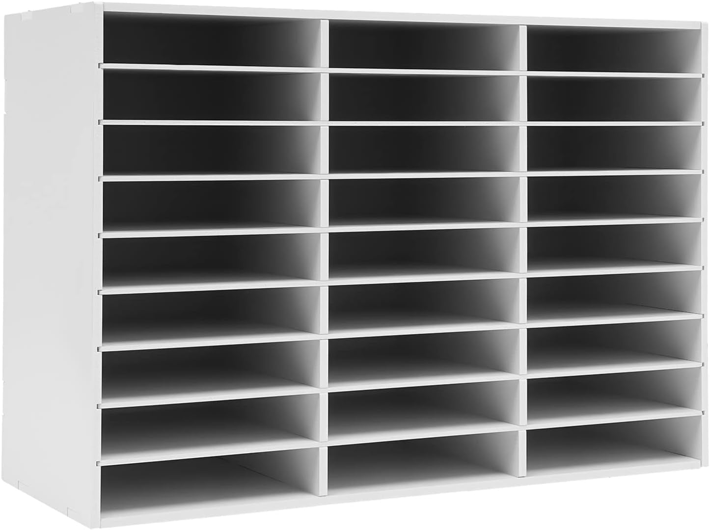 Literature Organizer 27 Slots Compartments Desktop File Sorter Mail ...