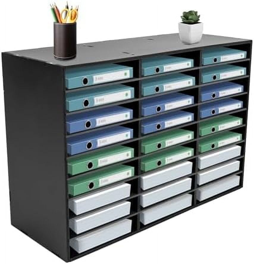 Literature Organizers, 27 Compartments Mail Sorter Organizer, Office Mailbox, Student Mailboxes ...