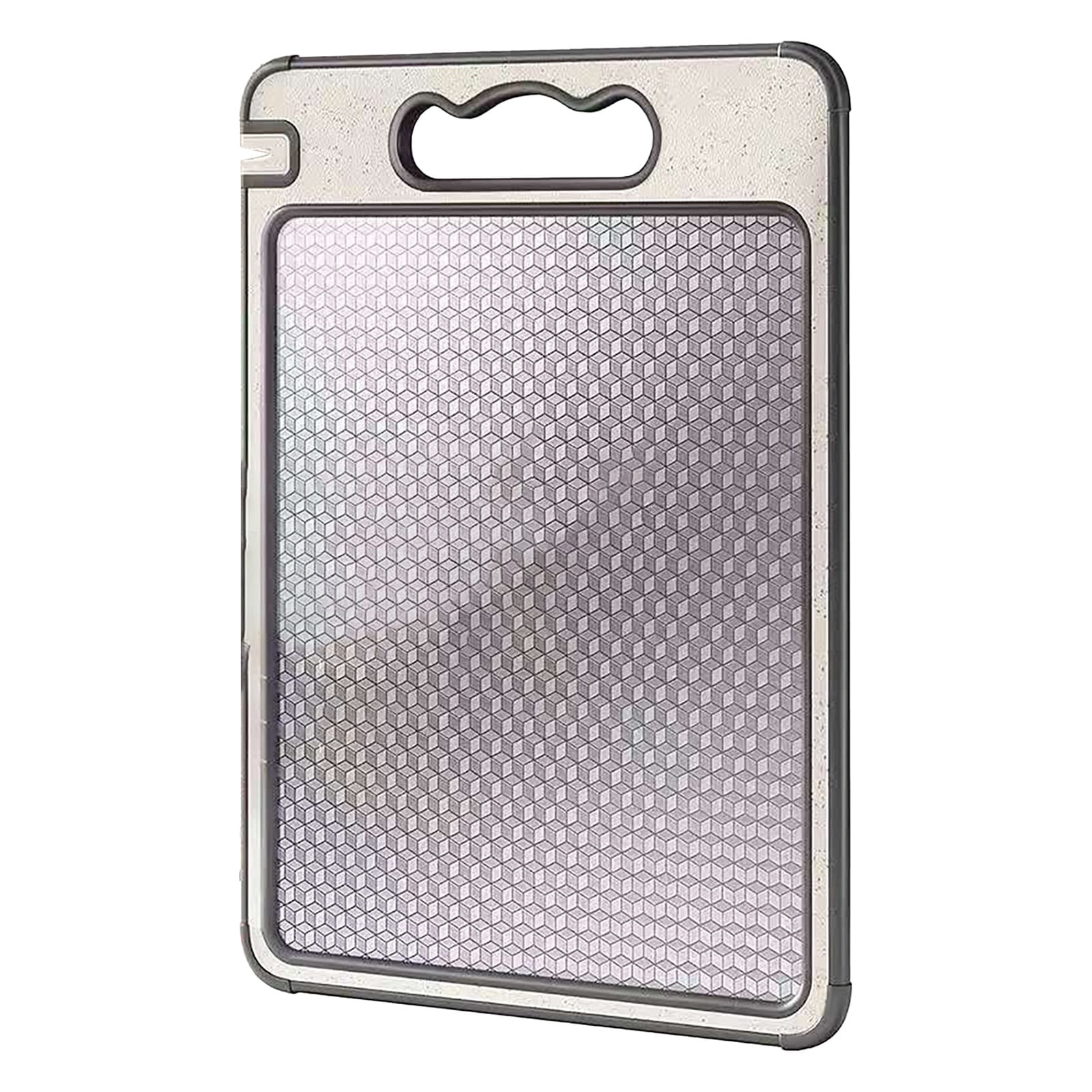 Litetao 2 In 1 Stainless Cutting Board With Handle Chopping Large Big ...