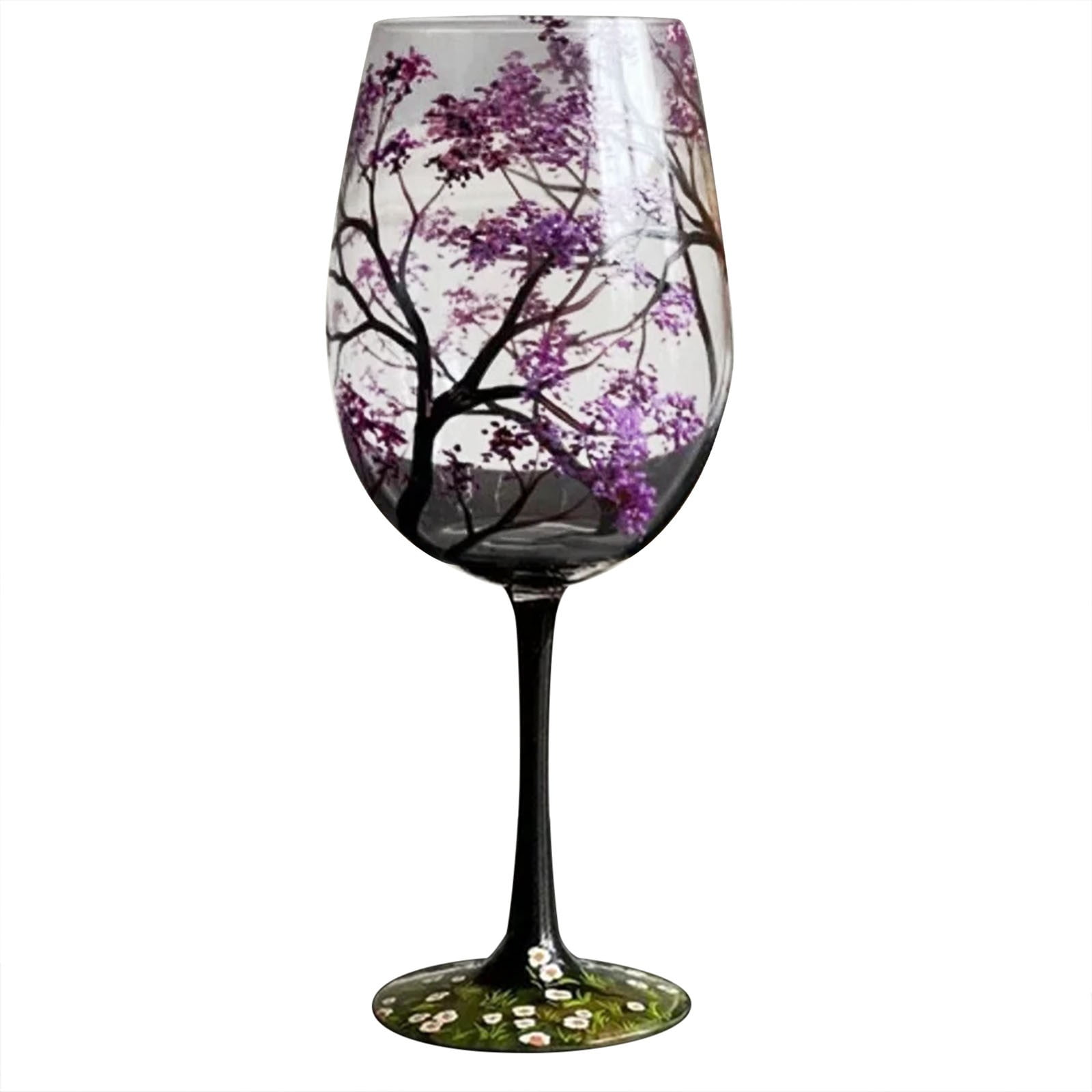 Litetao Easter Hot Sale Four Seasons Tree Wine Glasses Hand Painted Art Gift for Dear Spring ...