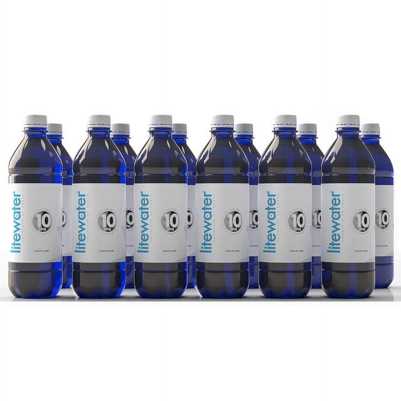 Litewater 10 ppm Deuterium-Depleted Pure Water - 12 Bottles, Boosts ...