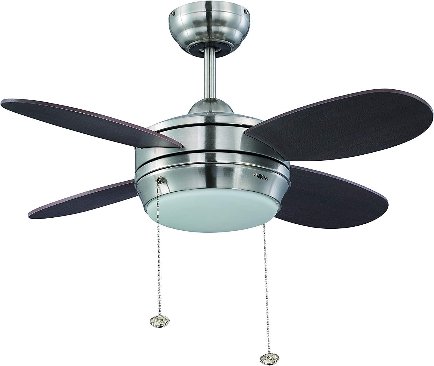 Litex 16906 MLV36BNK4L Maksim Collection 36-Inch Ceiling Fan with Five ...