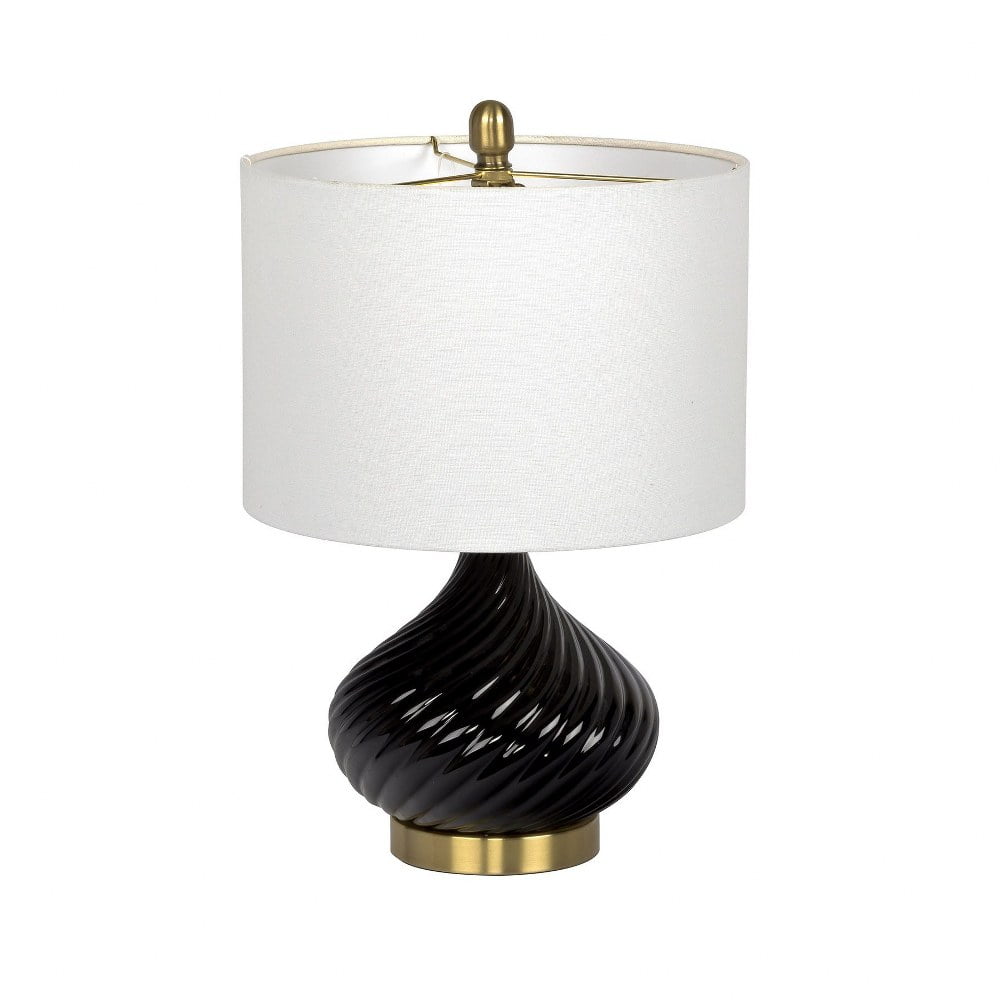 Litex - 18.75 Inch One Light Table Lamp-Black/Brushed Nickel Finish ...