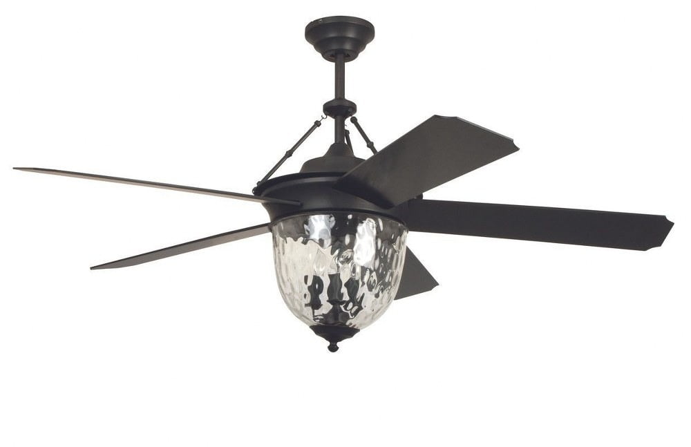 Litex - Knightsbridge - 5 Blade Ceiling Fan with Light Kit-26.5 Inches ...