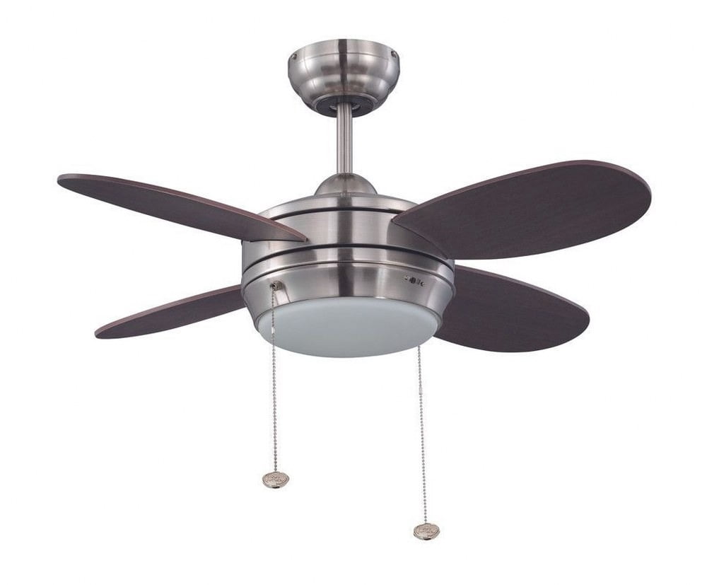 Litex - Maksim - 4 Blade Ceiling Fan with Light Kit-19 Inches Tall and ...