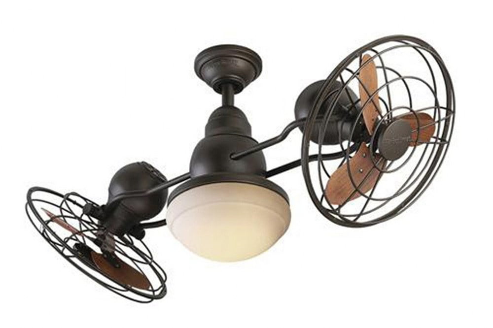 Litex Soe Fielder Indoor 6 Blade Ceiling Fan with Remote Control and ...