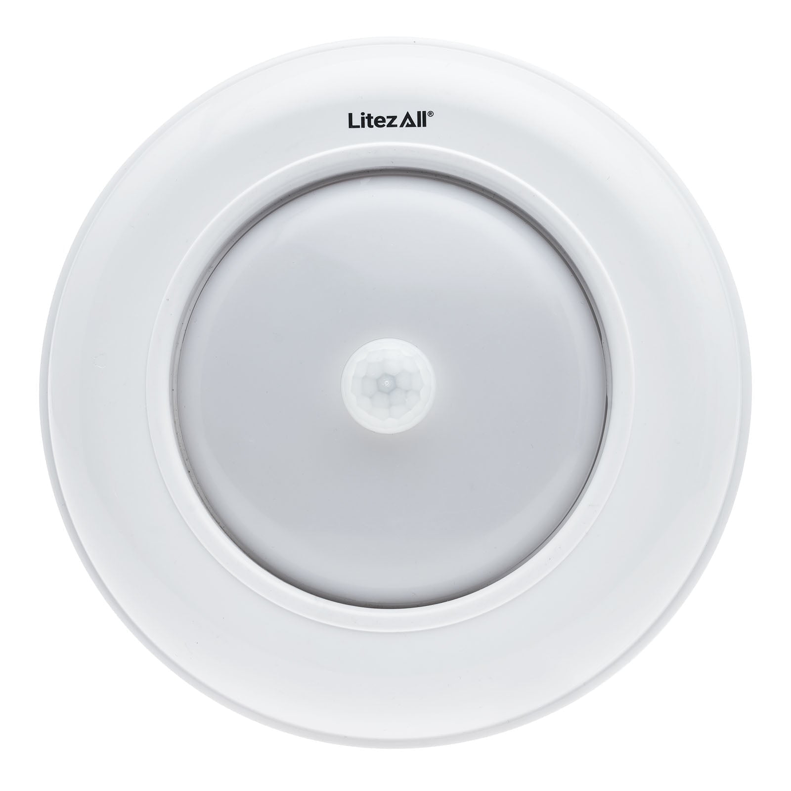 Litezall 6.75-Inch Motion Activated LED Puck Under-Cabinet Light, 200 ...