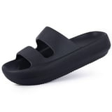 Litfun Cloud Slide Sandals for Women Soft Recovery Shower Shoes ...