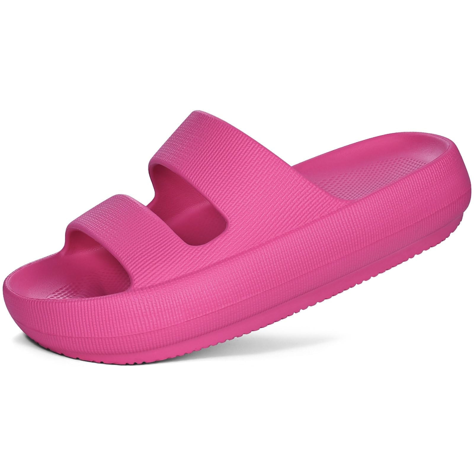 Litfun Cloud Slide Sandals for Women Soft Recovery Shower Shoes ...