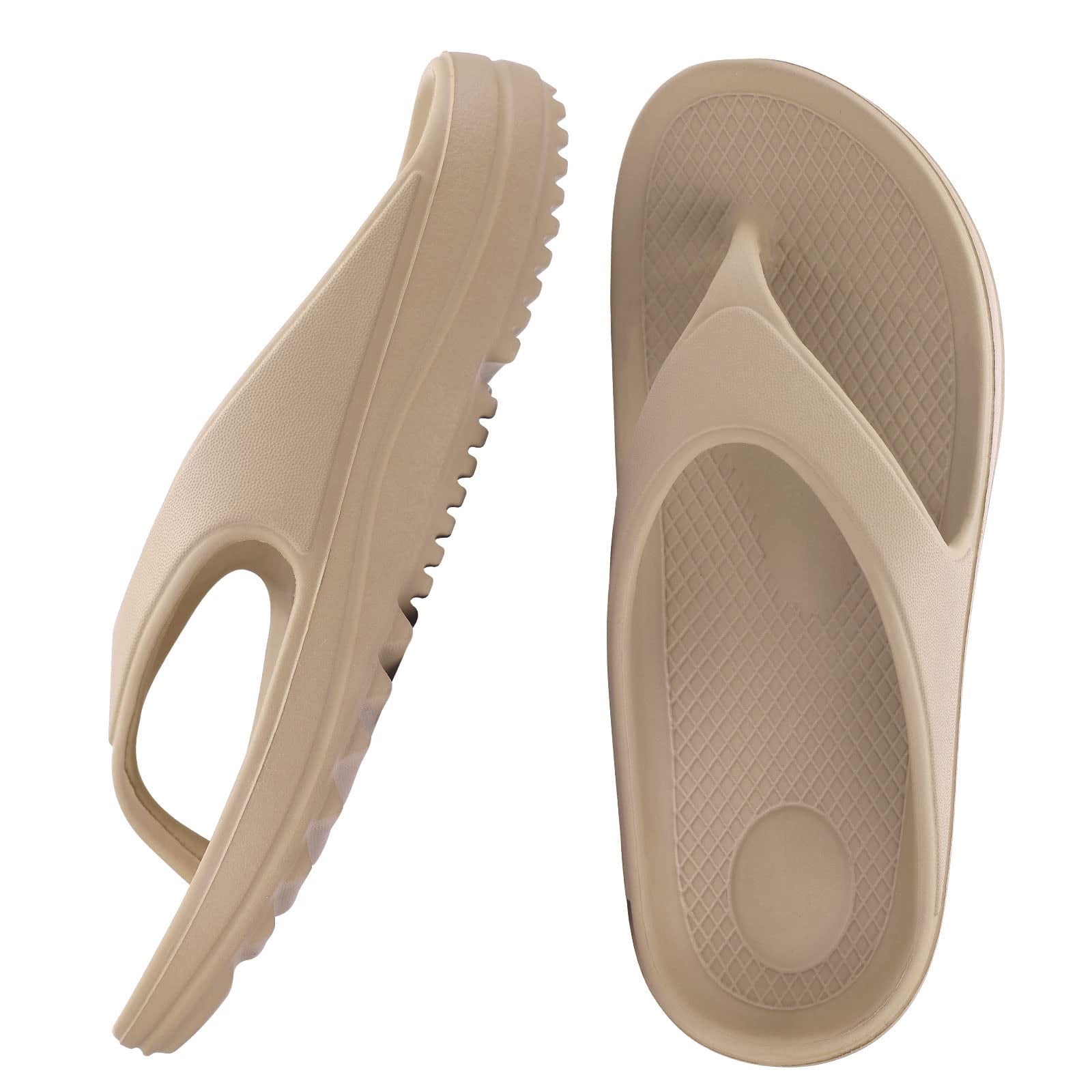 Litfun Orthopedic Cushion Flip Flops for Women, Recovery Thong Sandals ...