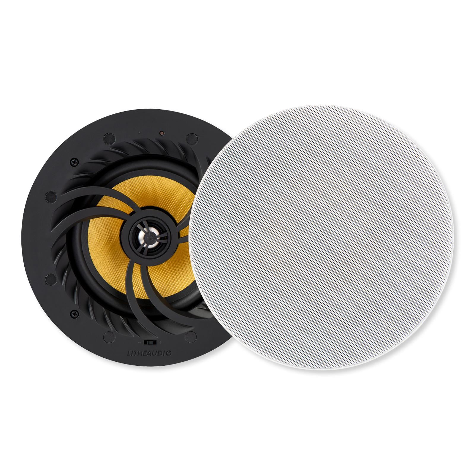 Lithe Audio 06610 All-In-One Wi-Fi Ceiling Speaker, Pair - Walmart ...