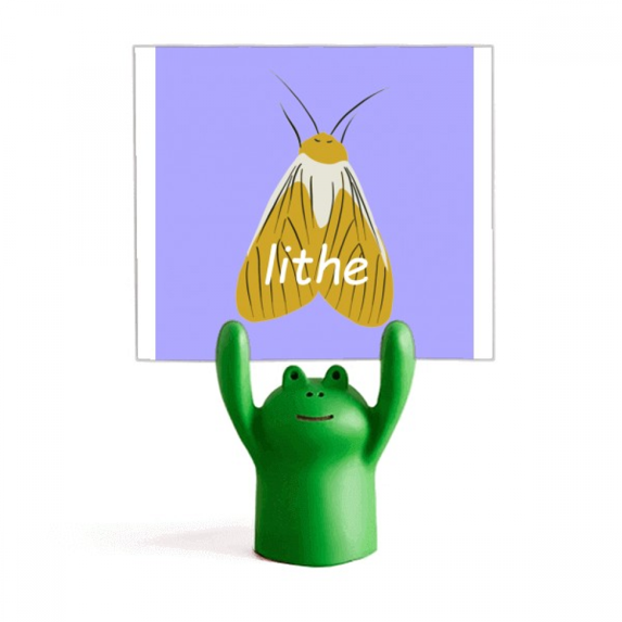 Lithe Moth Phengophil Winged Insect Memo Holder Cartoon Animal Frog ...