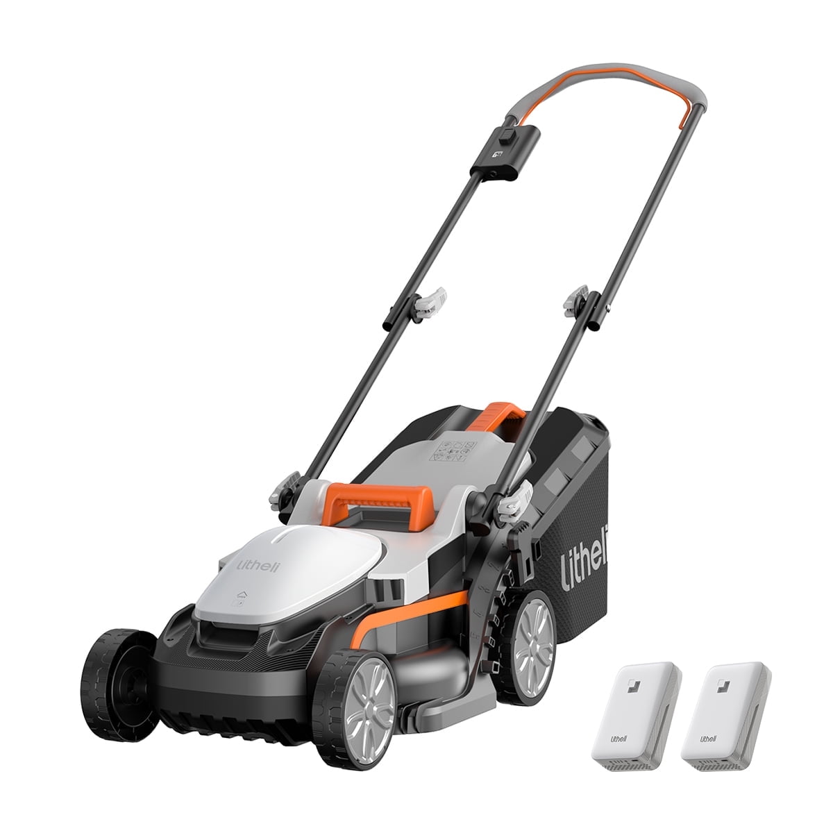 Litheli Cordless Lawn Mower, 20V 13" Electric Lawn Mowers, Adjustment ...