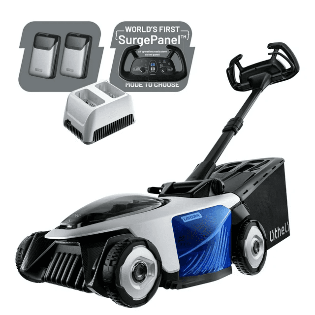 Litheli Cordless Lawn Mower, U20 Series 20V Electric Lawn Mowers, 14 ...