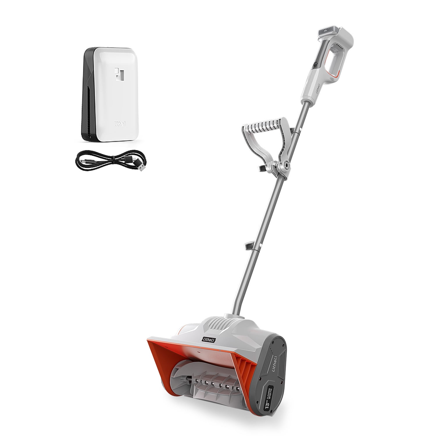 Litheli Electric Snow Shovel Cordless 20V, Brushless Lightweight ...