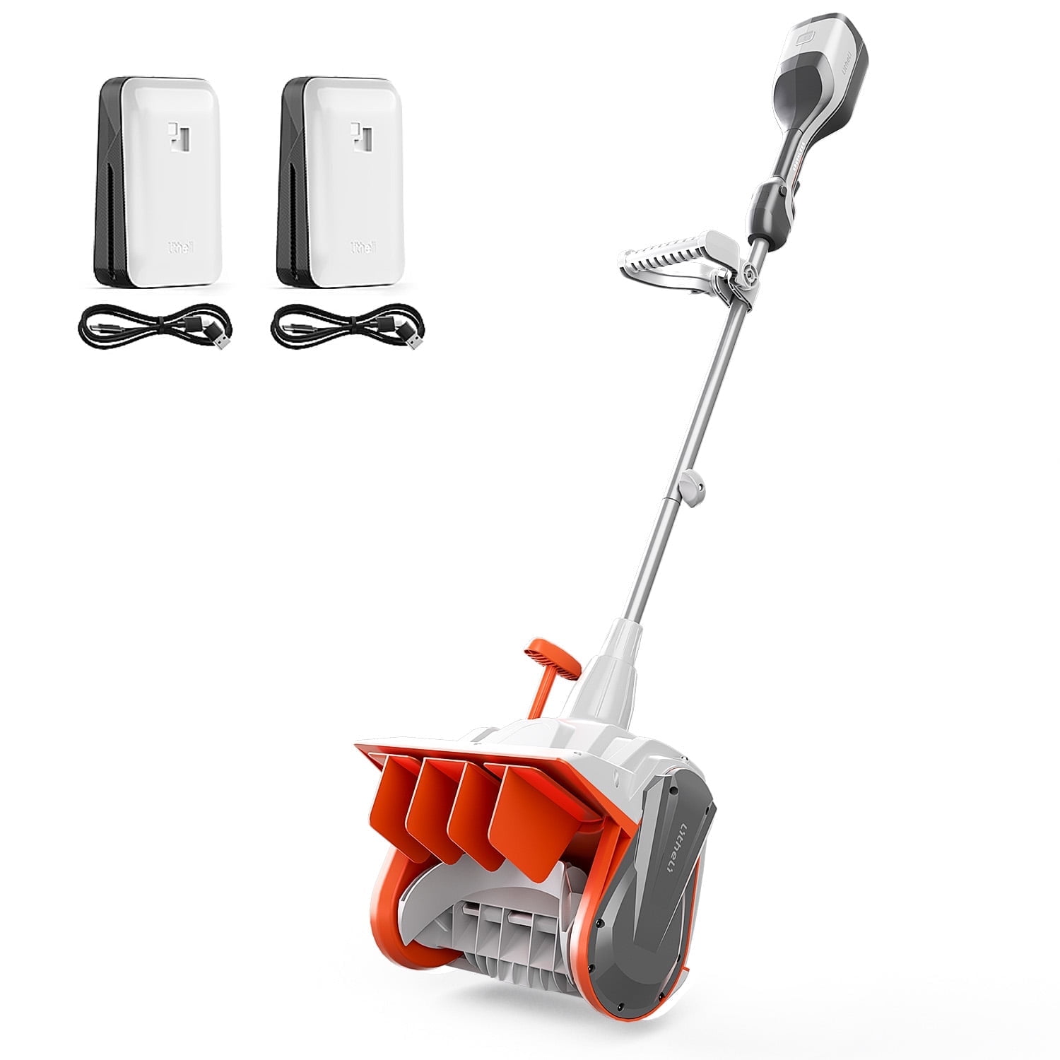 Litheli Electric Snow Shovel Cordless 2x20V, Brushless Lightweight ...