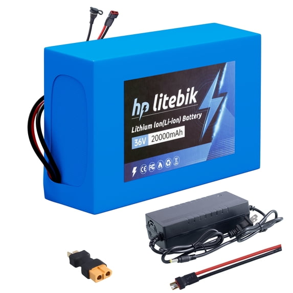 48V 20Ah Lithium Ebike Battery with Charger for 1200W Electric Bike ...