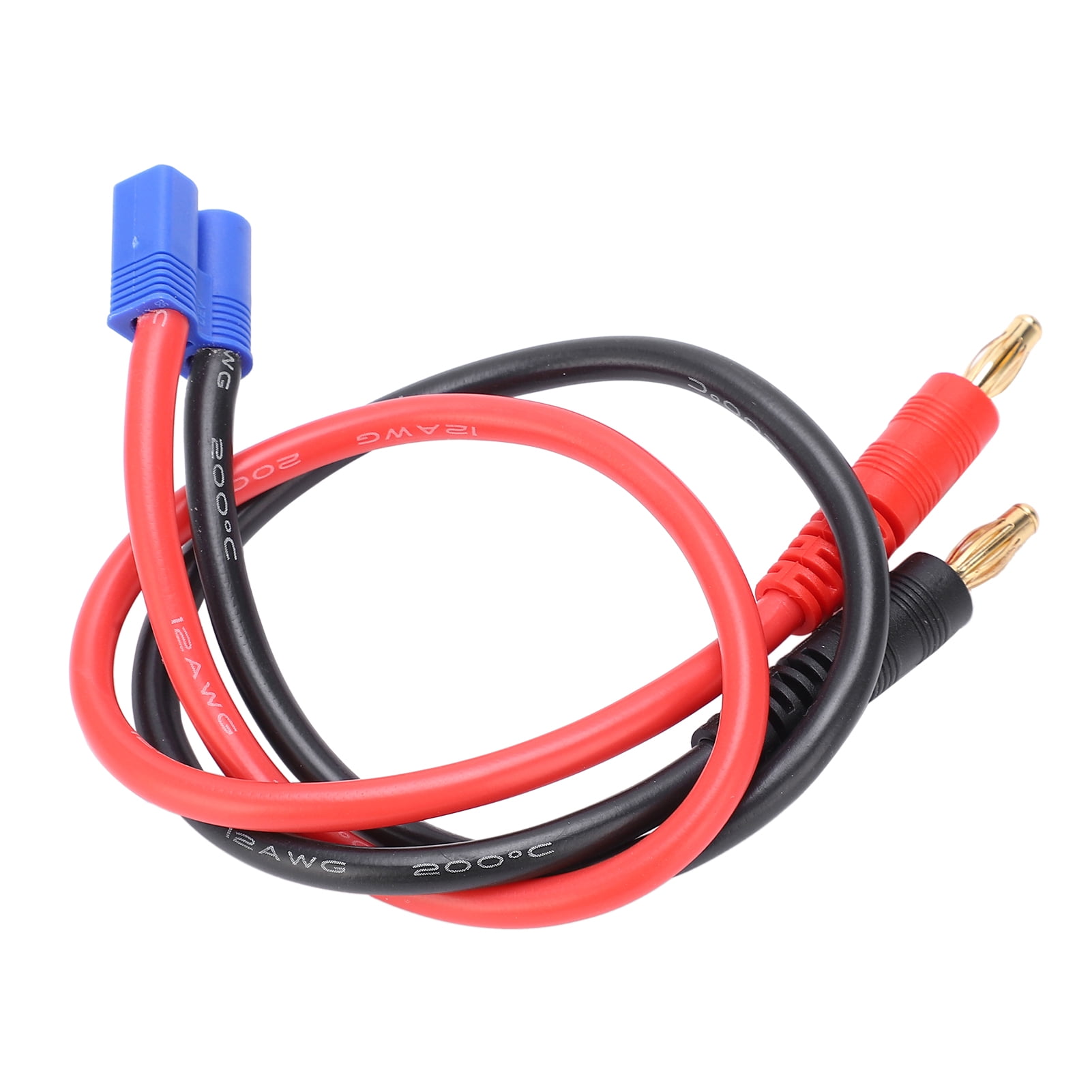 Gueiykk Lithium Battery B6 Charging Cable 4.0mm Banana Head to EC3 Plug 12AWG Silicone Wire 36 ...