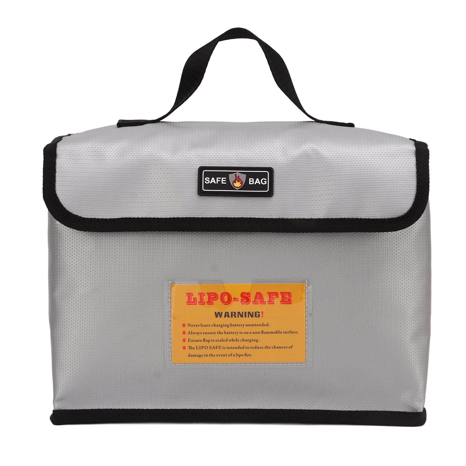 Lithium Battery Explosion Proof Bag Zipper Closure Portable Fire Roof ...