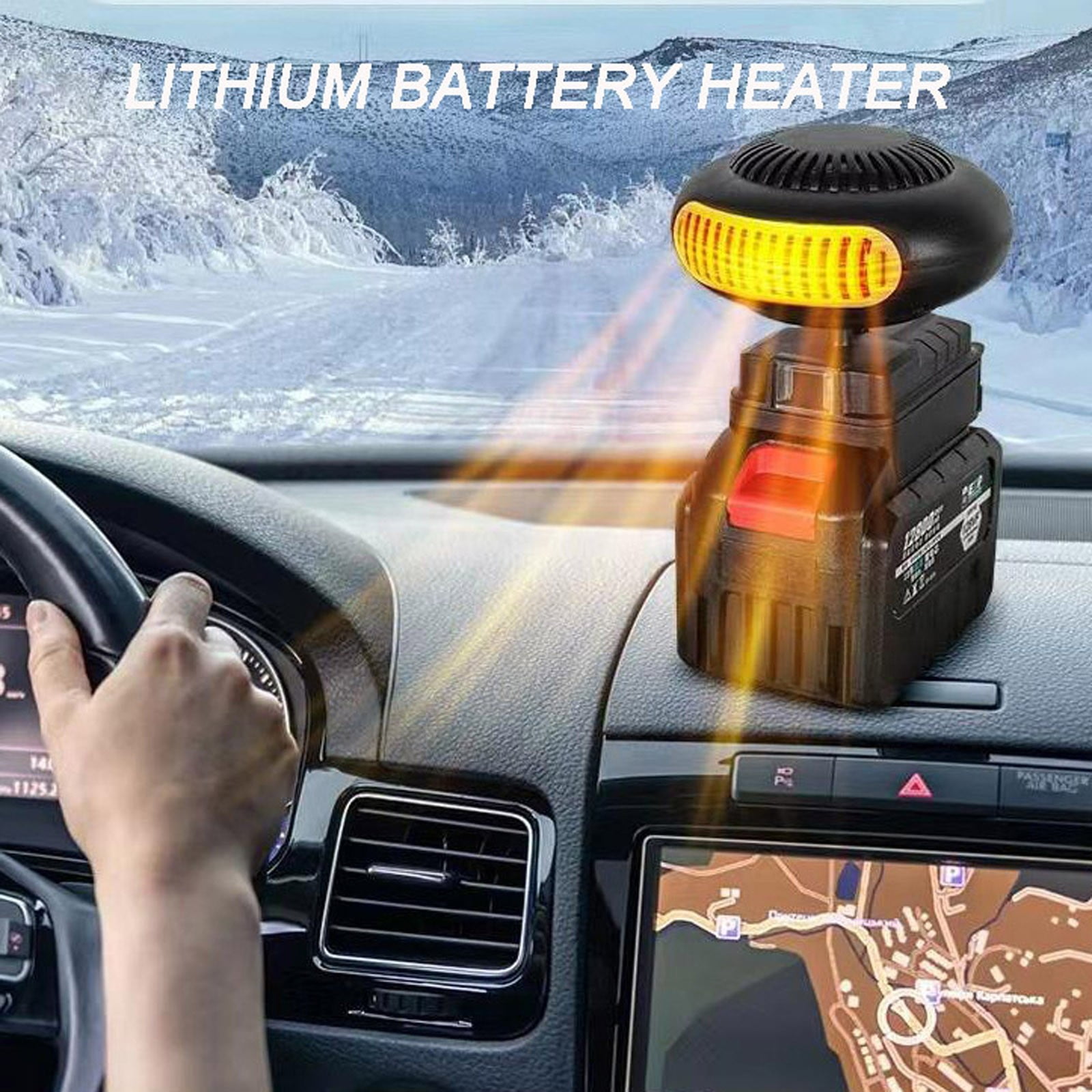 Lithium Battery Heater Portable Lightweight Electric Warmer | Plastic ...