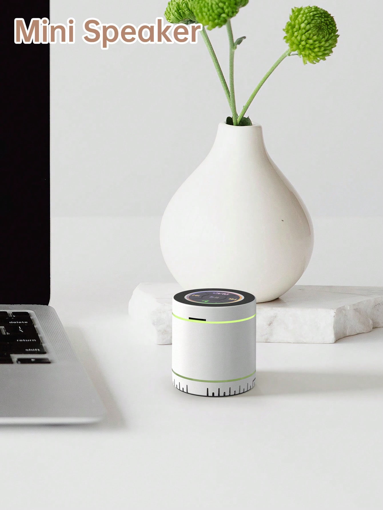 Lithium Battery LED Breathing Light Portable Mini Wireless Speaker ...