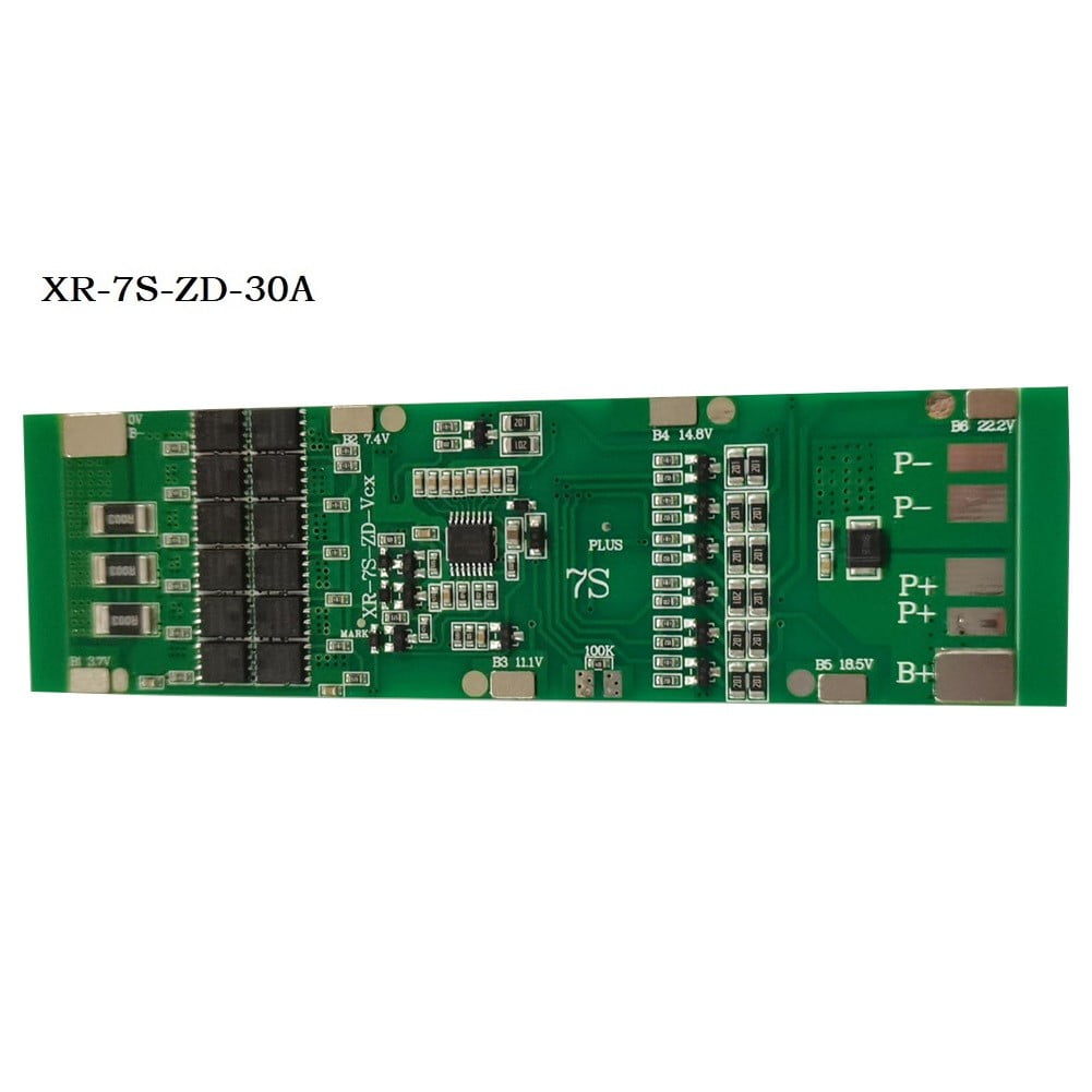Lithium Battery Protection Board 7S 24V 10A 20A 30A Battery Charger ...