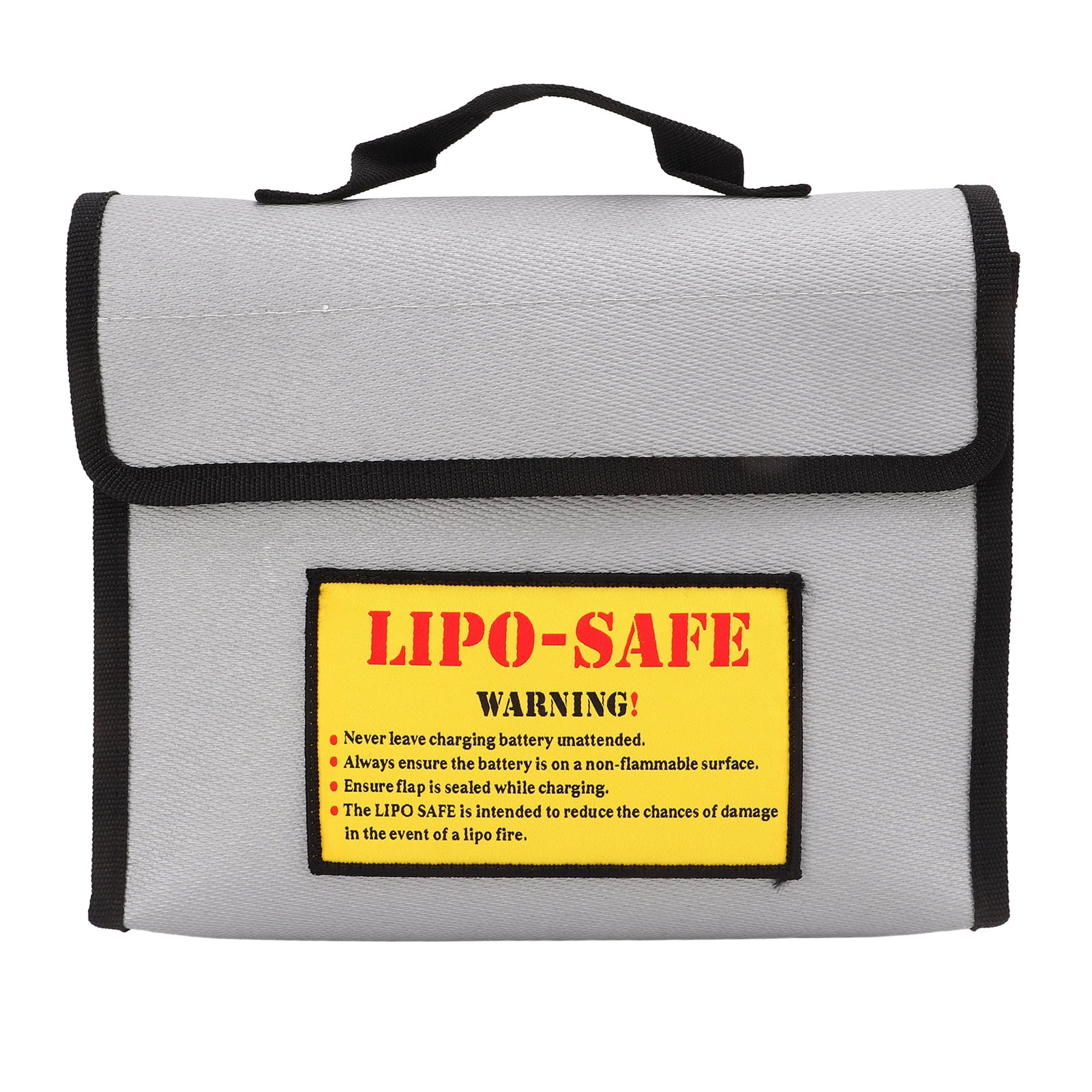 Lithium Battery Protective Safety Bag Flame Retardant Fiber Gray ...