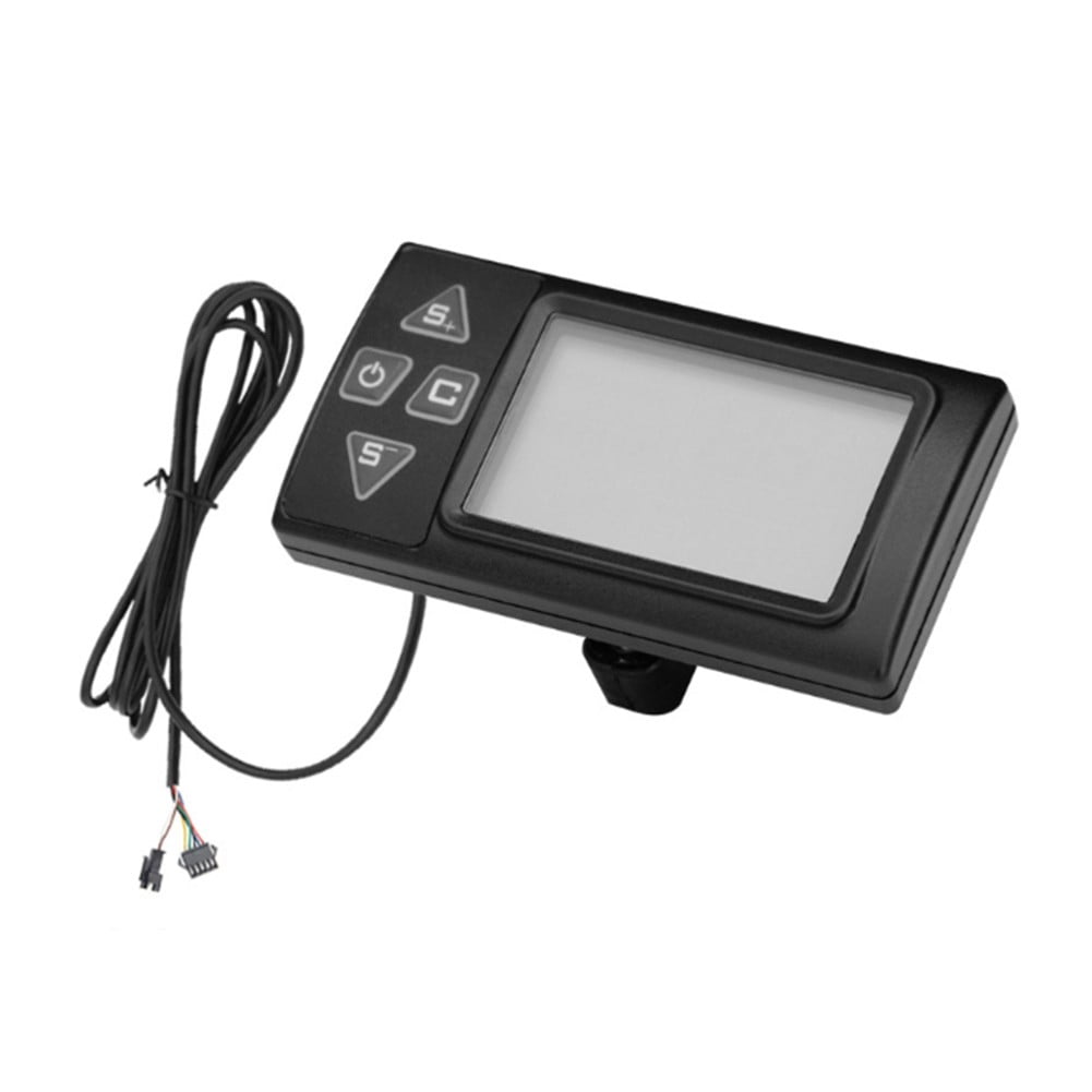 Lithium E-Bike Display 24V 36V 48V LCD Display with 5 Pin Cable and ...
