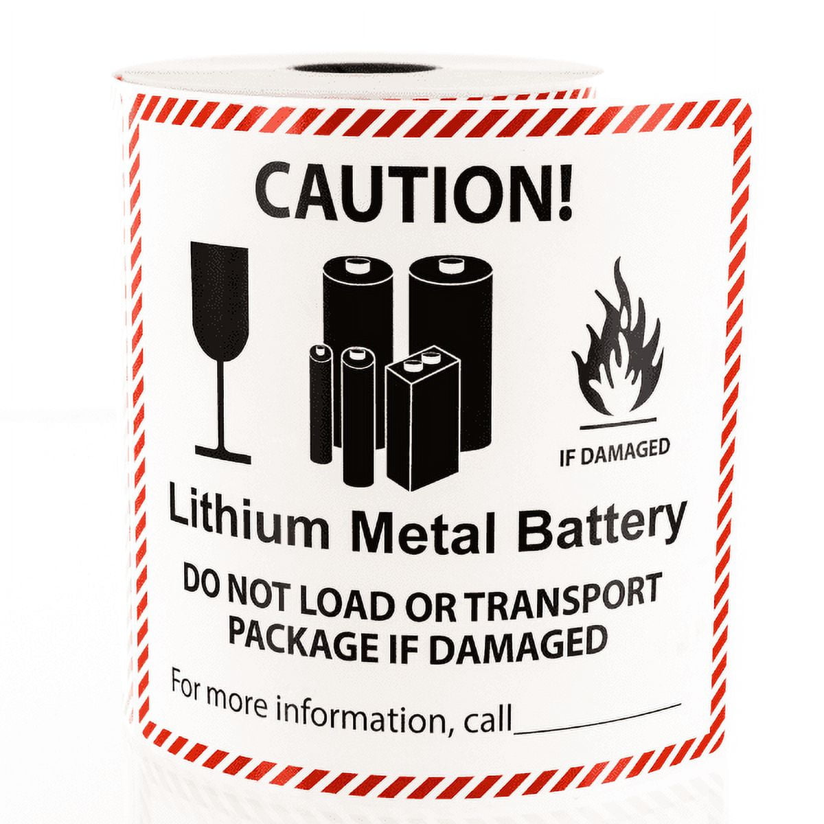 Lithium Metal Battery Handling Labels - Walmart.com