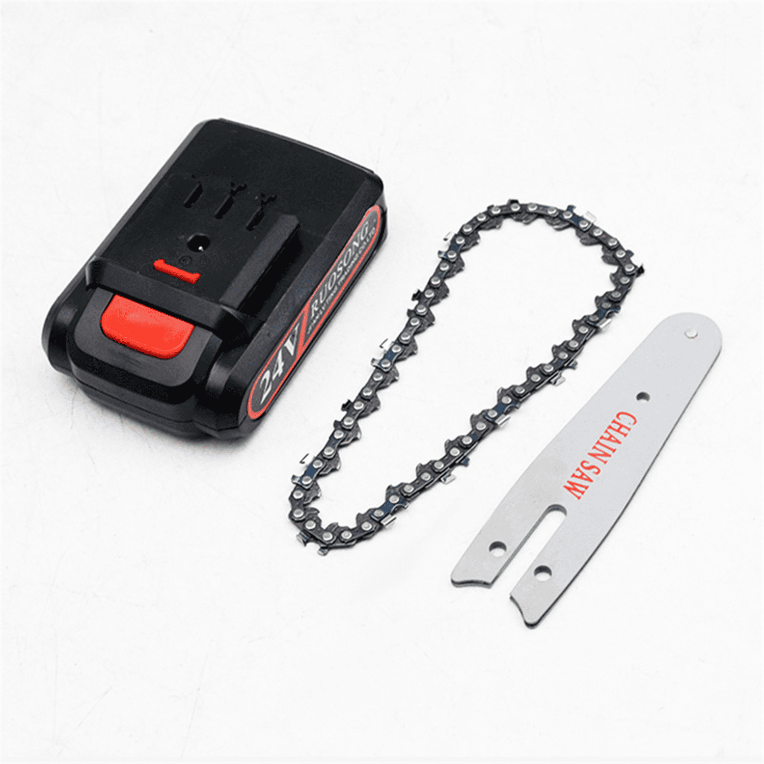 Lithium chain saw accessories 4 inch chain saw chain Guide plate 24V ...