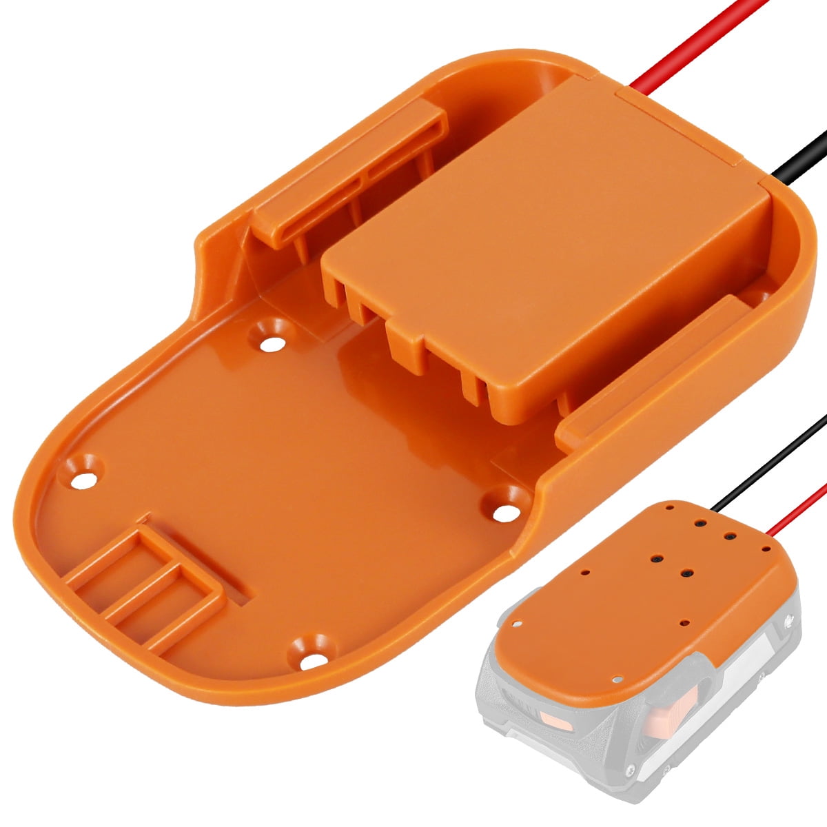 Lithium-ion Battery Adapter Compatible with AEG 18V Insulated Safe ...