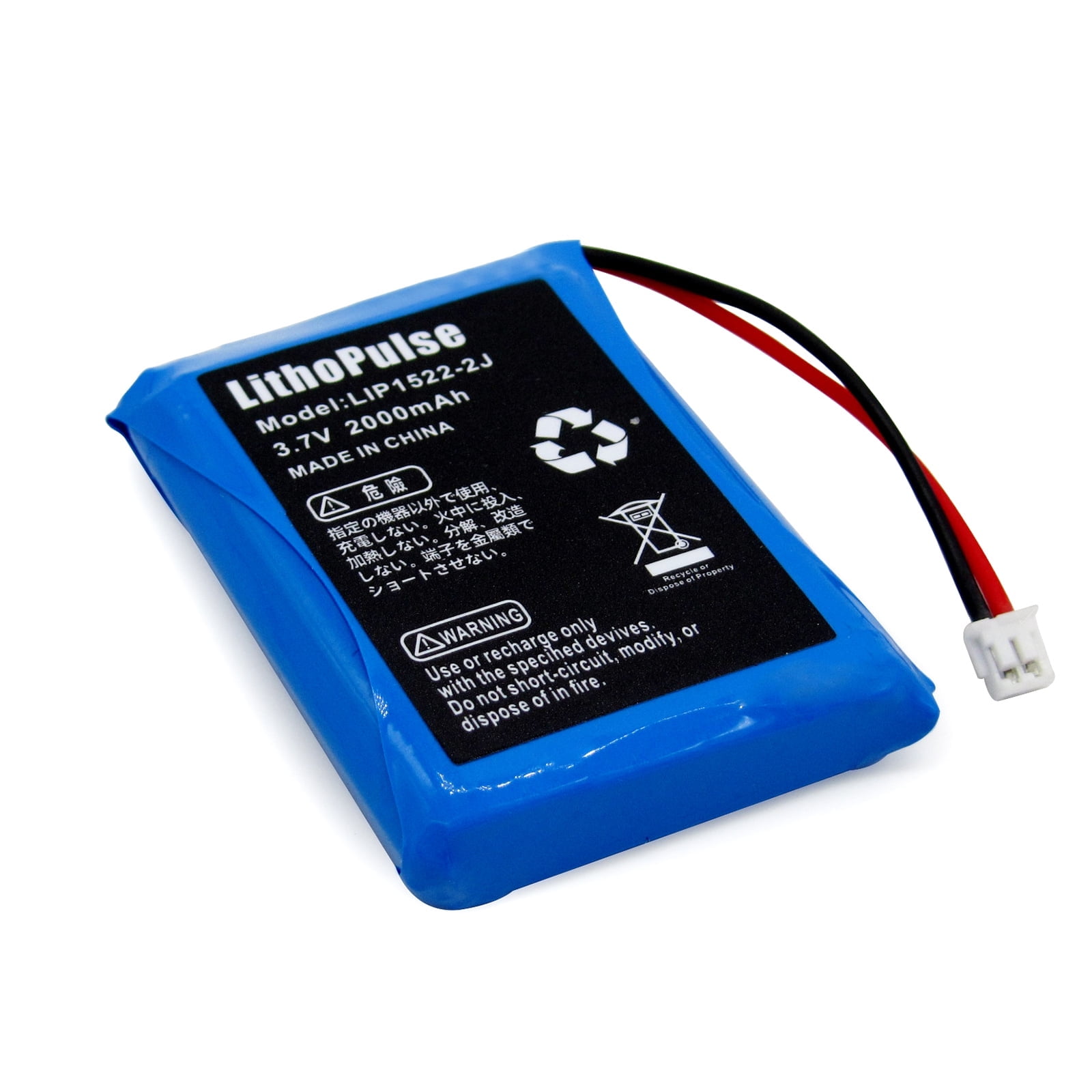 LithoPulse 2X LIP1522-2J for PS4 Pro Slim CUH-ZCT2 Series Bluetooth ...