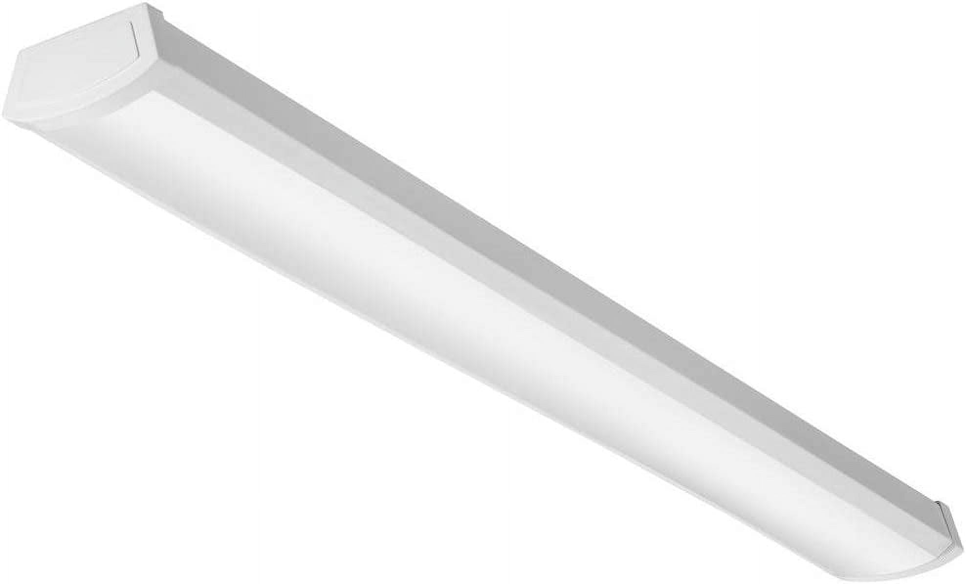 Lithonia Lighting 4 Foot LED Light Fixture, Low-Profile LED Wraparound ...